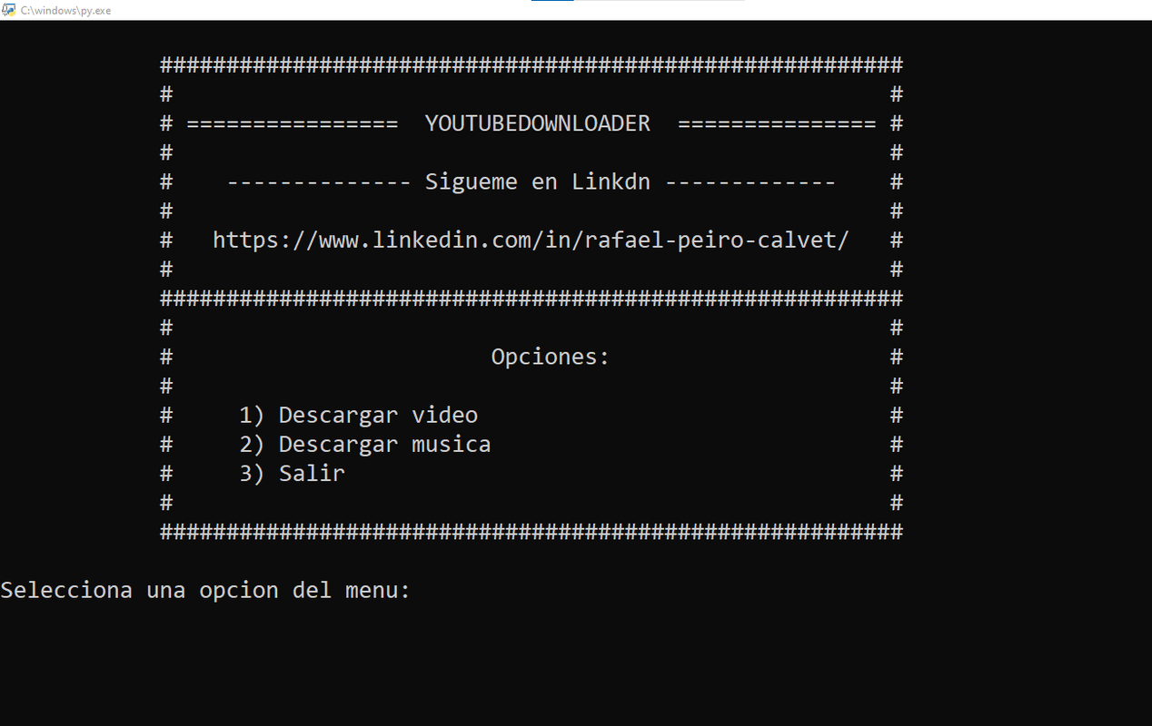 GitHub - r4p3c4/youtubedownloader: La herramienta youtubedownloader va a poder descargar ...
