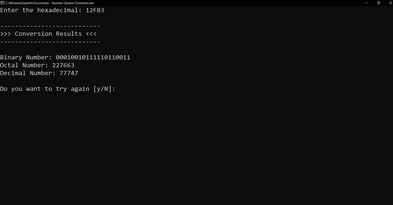 GitHub - Alkaison/Number-System-Converter: Convert any number system to other like Decimal ...