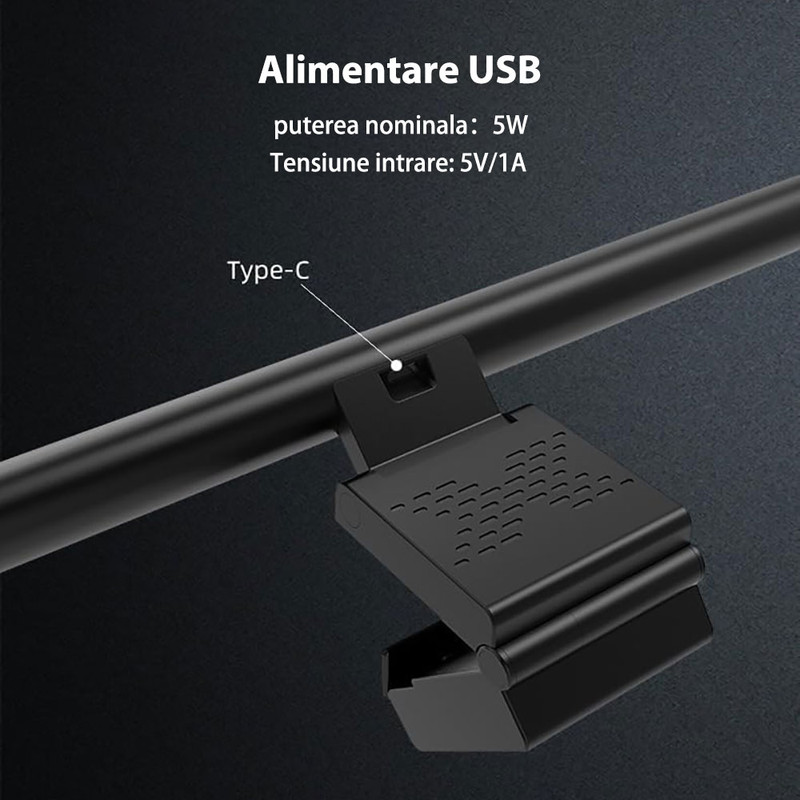 Lampa LED Pentru Monitor, LyndNice, Protectie Pentru Ochi, 3 Culori ...