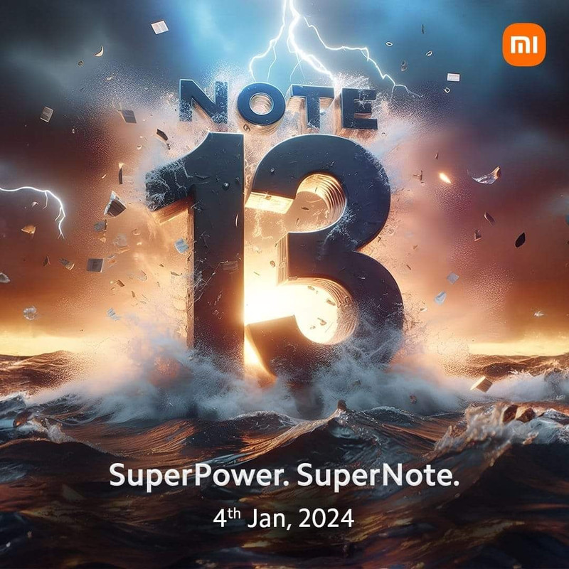 La serie Redmi Note 13 confirma su fecha de presentación