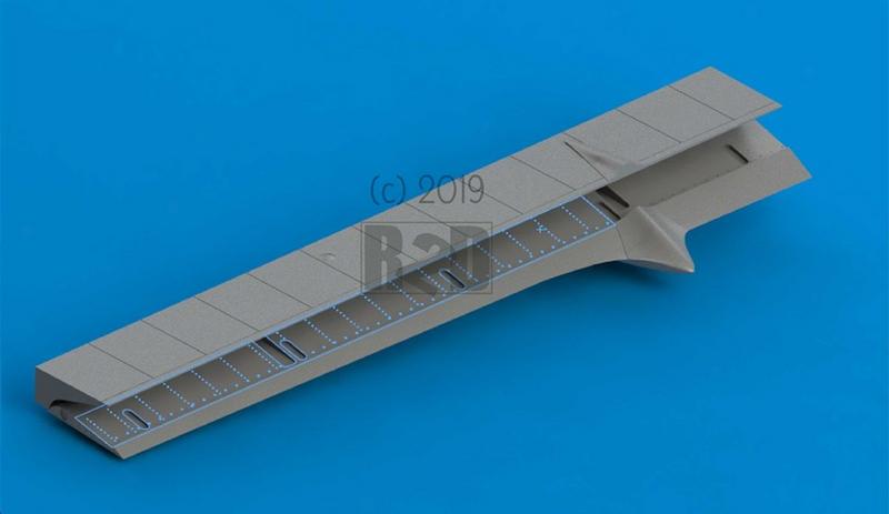 1/48 - Boeing B-29 Superfortress resin fowler flaps by RESIN2detail ...