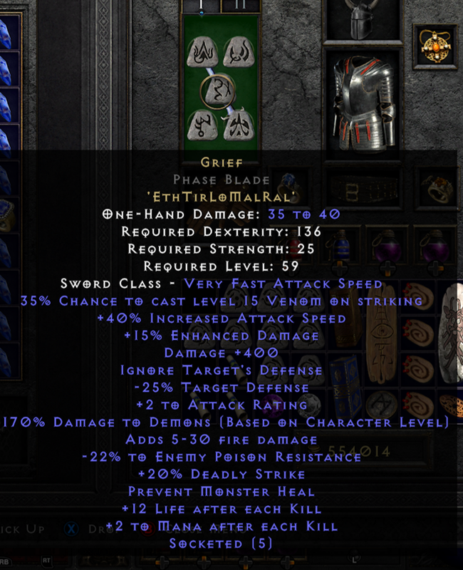 #1 Grief Phase Blade On Xbox - Topic - d2jsp