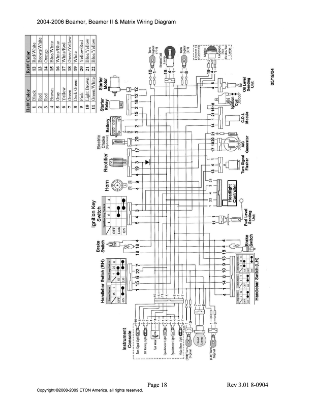 Eton Beamer Matrix Electrical Question | 49ccScoot.com Scooter Forums