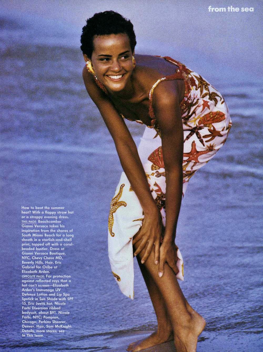 "From The Sea" Vogue US June 1992 | Lipstick Alley