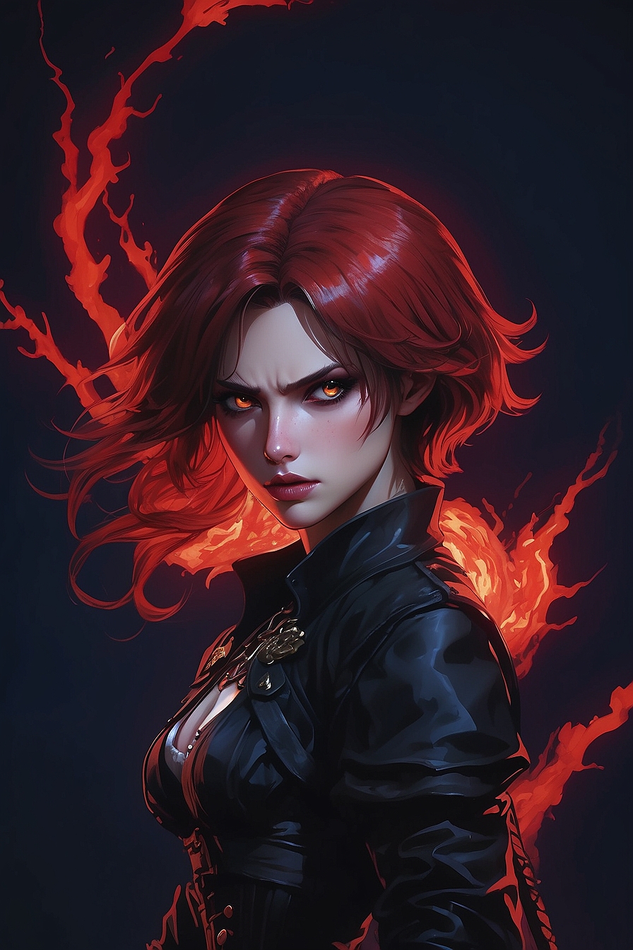 Albedo Base XL Extremely detailed illustration of an evil looki 5 ...