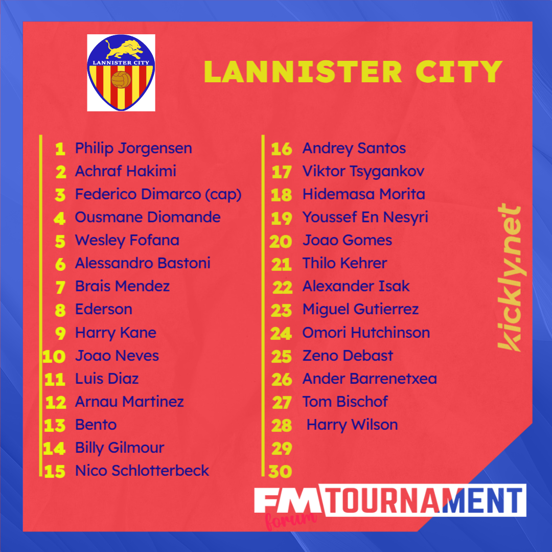 Lannister City Numbers — Postimages