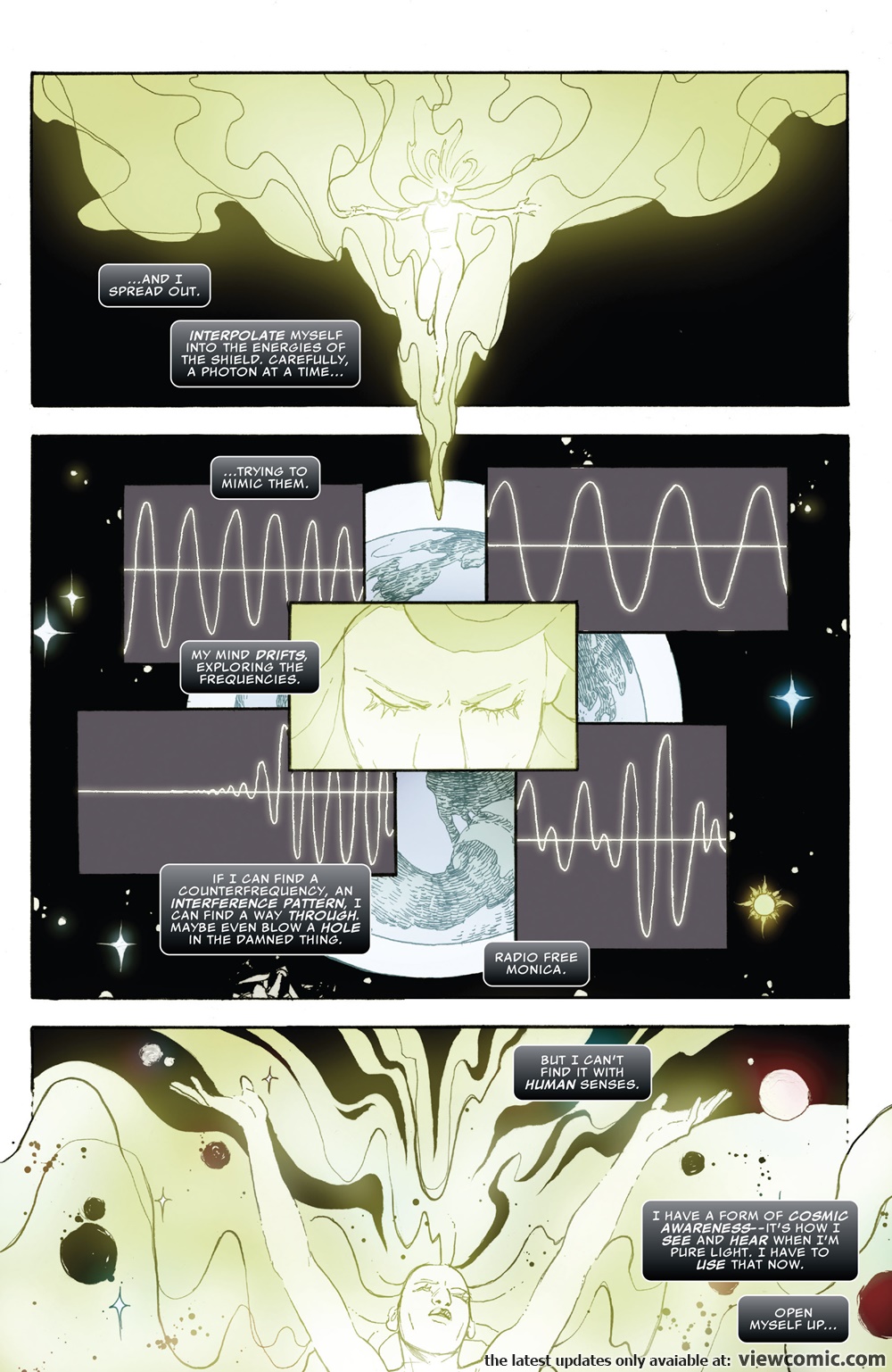 A form of cosmic awareness in her energy form — Postimages