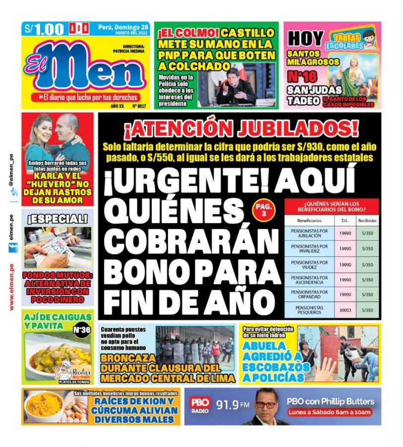 RAZONYFUERZA - Titulares del Men 5-The Real - Noticias de Chile y el mundo