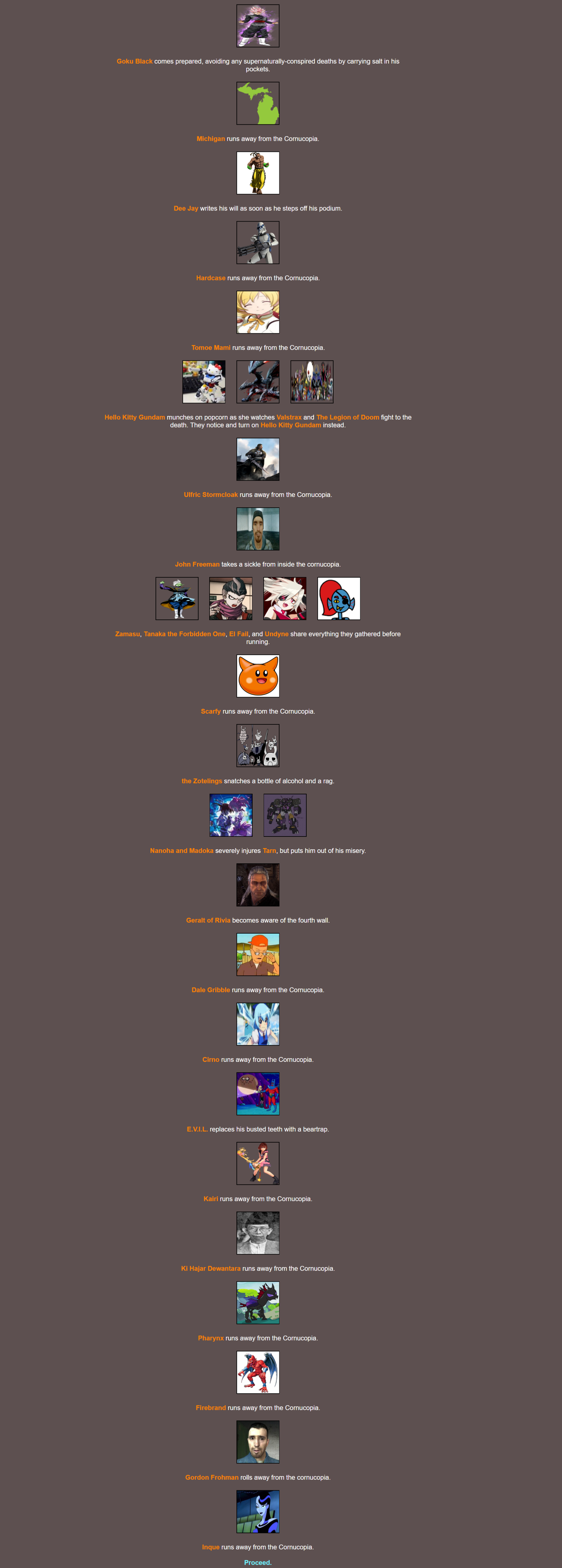 Hunger Games Simulation: Beyond the Possibilities - TV Tropes Forum