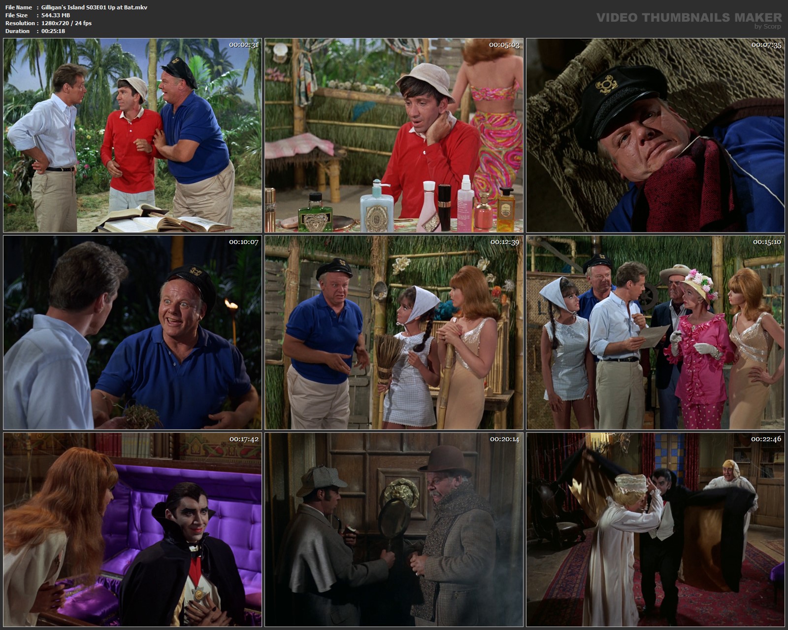 Gilligan's Island S03 E01 Up at Bat mkv — Postimages