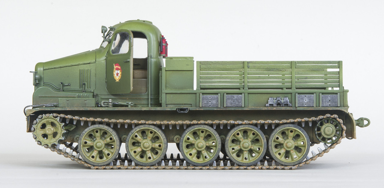 Soviet Russian heavy artillery tractor AT-T - Ready for Inspection ...