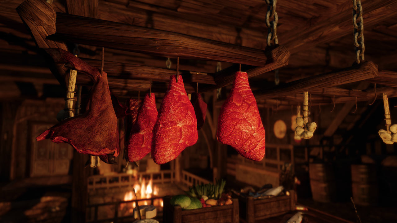 Halffaces - simple horse meat retexture at Skyrim Special Edition Nexus ...