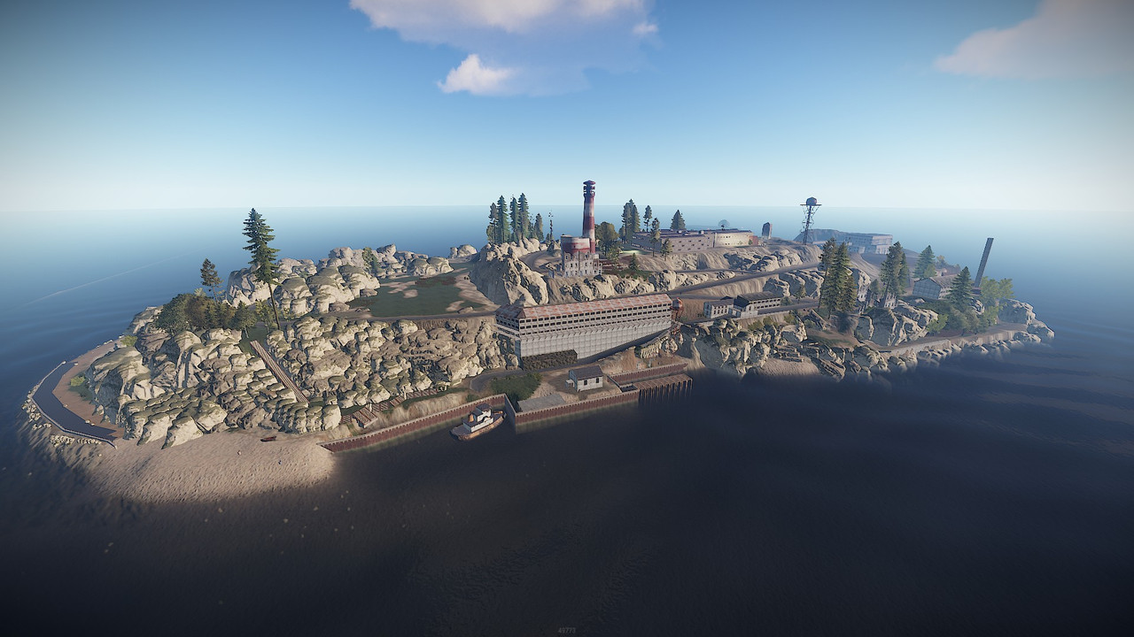 Alcatraz prison monument in the sea?(suggestion) : r/playrust