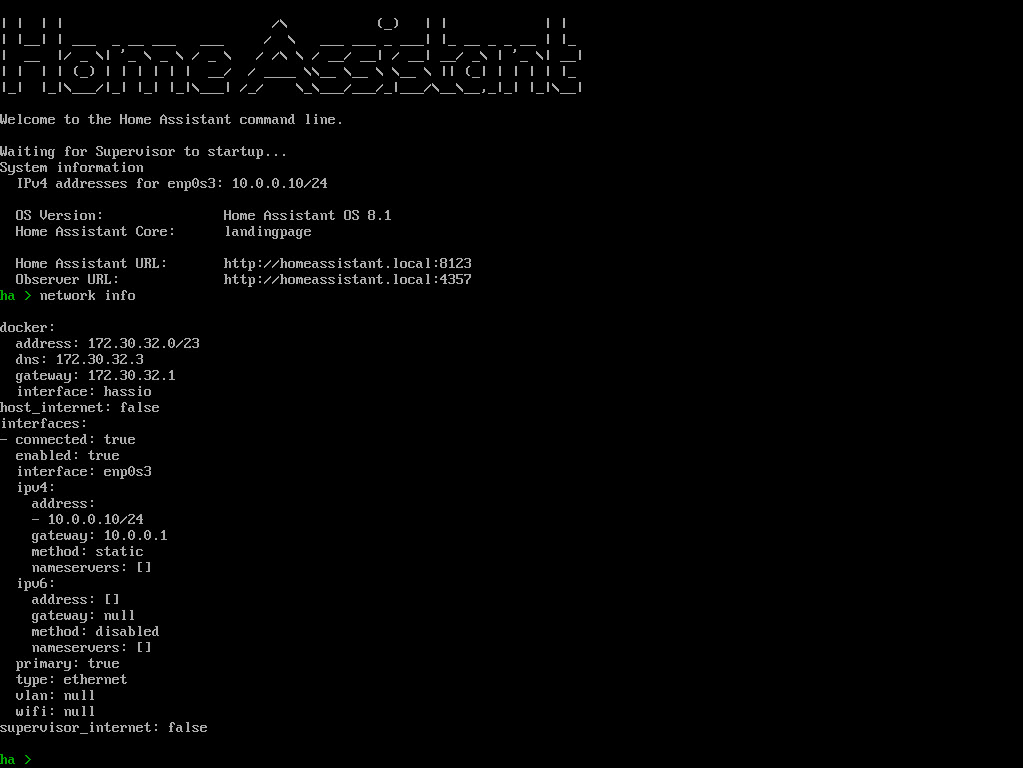 No .ipv4 or .ipv6 address when I run HA within VirtualBox. Can any kind ...