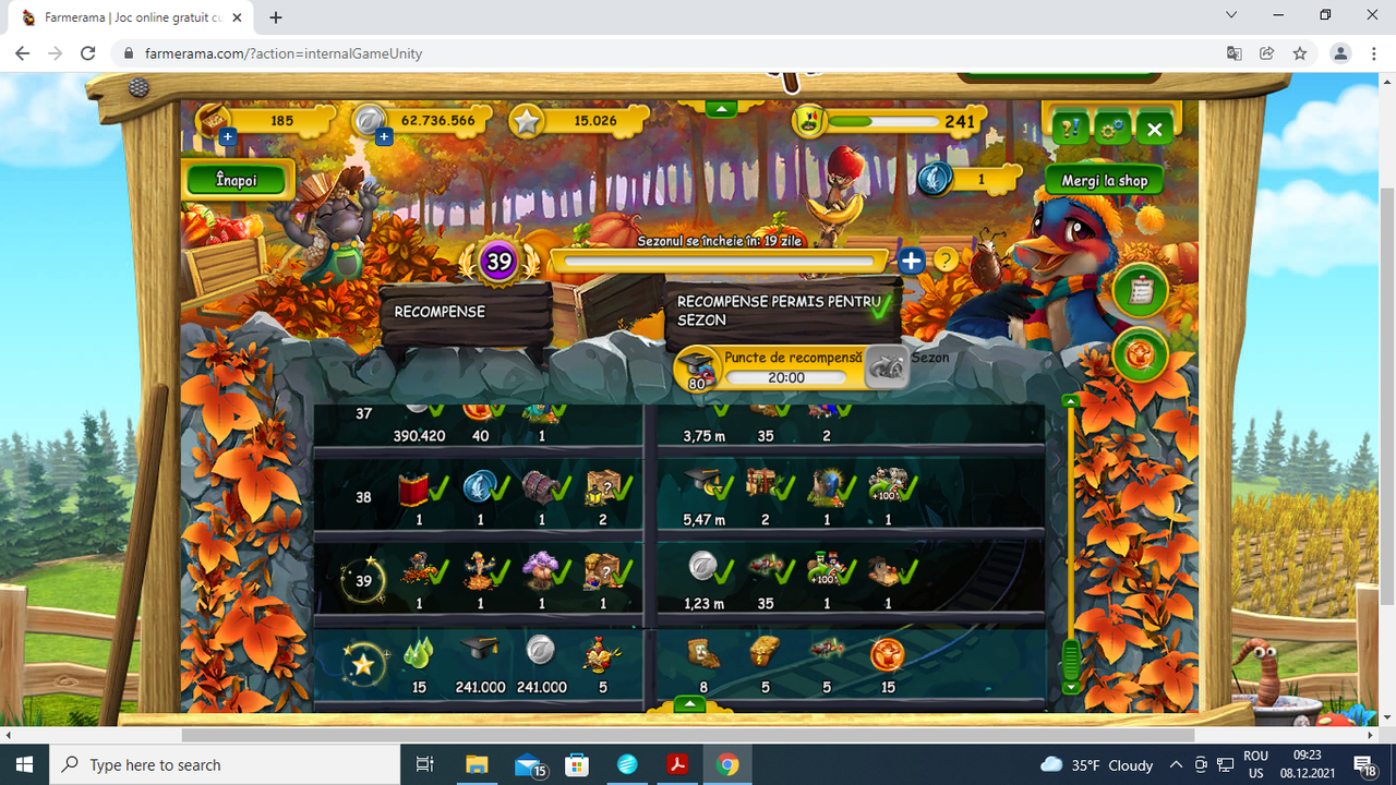 Feedback - Sezonul Cornul abundenței | Farmerama RO