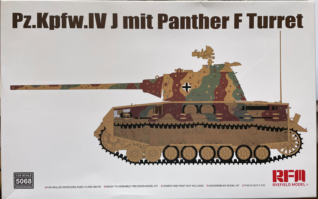 Panzerkampfwagen IV J mit Panther F Turret ( RFM) — Postimages