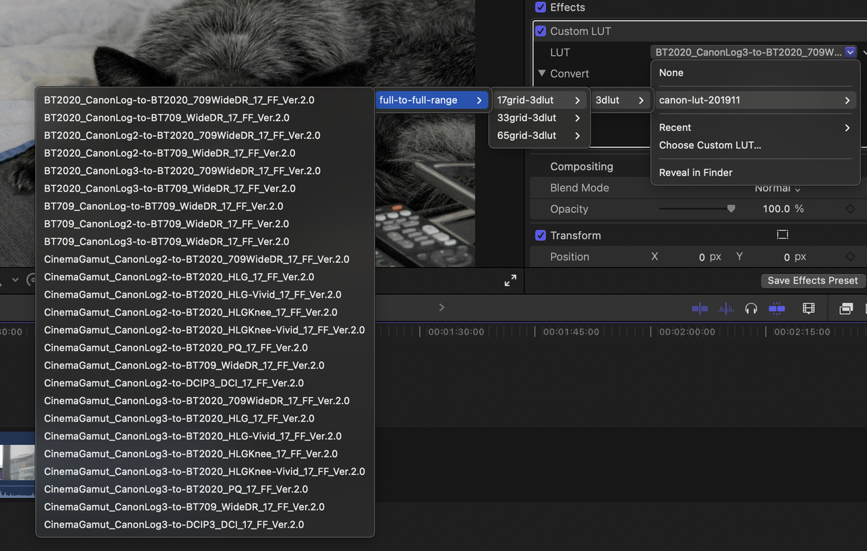First time using CLOG - Question about choosing a LUT for editing (Canon R7 w/ Final Cut Pro ...