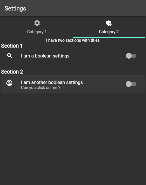 A flutter package that helps to manage and display settings A flutter package that helps to manage and display settings