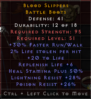 Nice Blood Boots Ft - Topic - d2jsp