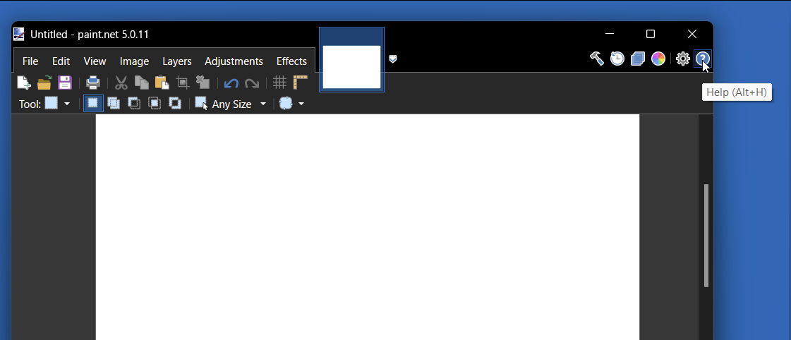 Activating the Help menu using Alt+H erroneously displays the Help icon's tooltip ...