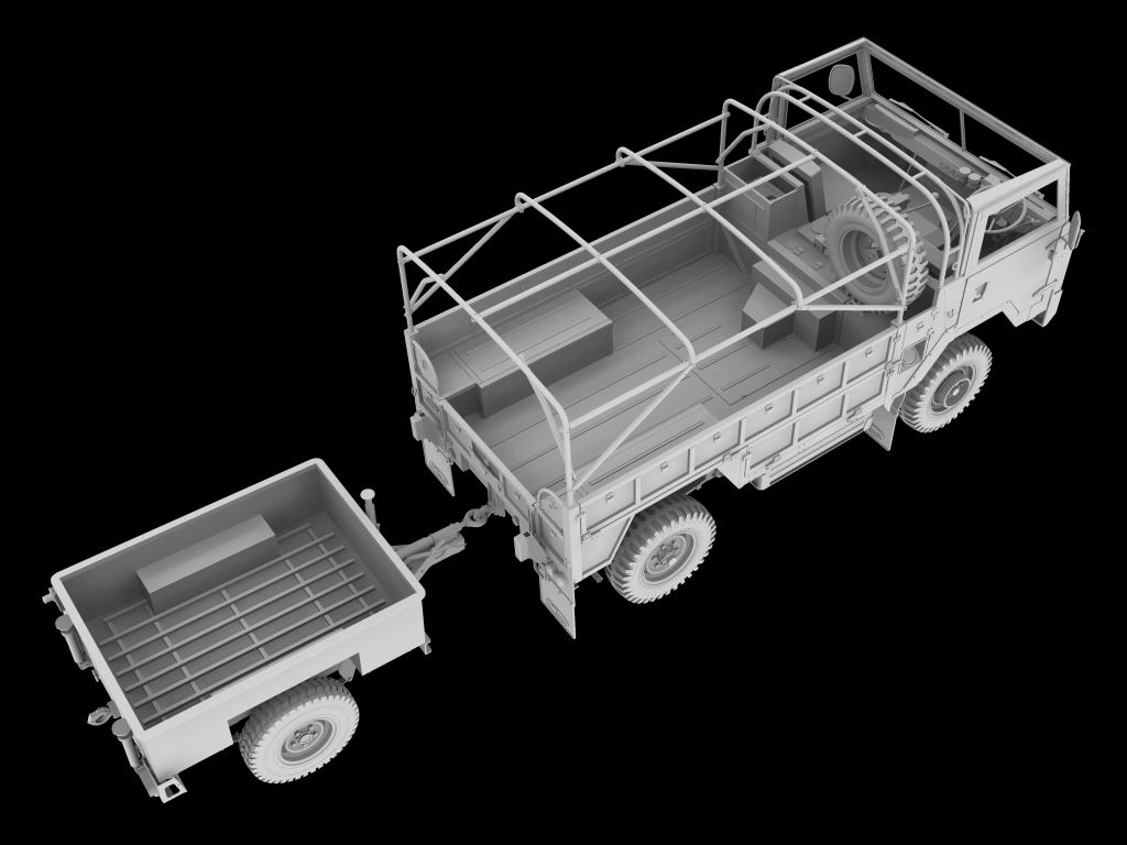 35th Scale Land Rovers Models Design for 3D Printing. - Work in ...