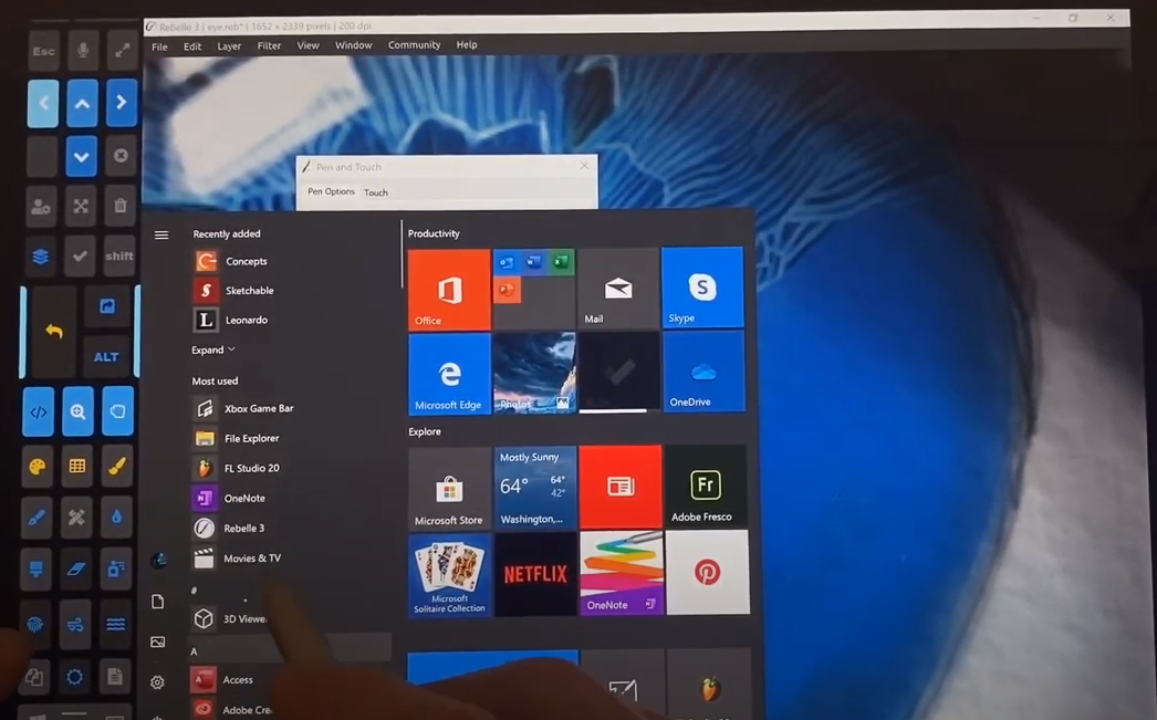 How to open the "convenient buttons" side bar on Pro 7? : r/Surface