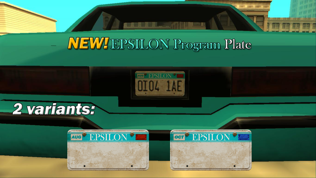 [REL/SA] GTA V License Plates to GTA SA - 2nd pack v1.2 - Textures ...
