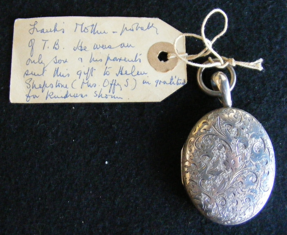 Locket was sent to Helen Shepstone.