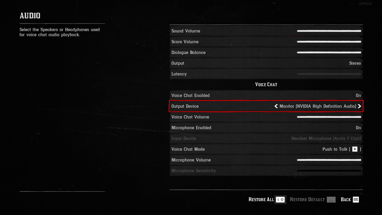 How do I increase the sound in RDR2? It's the only game with low volume ...