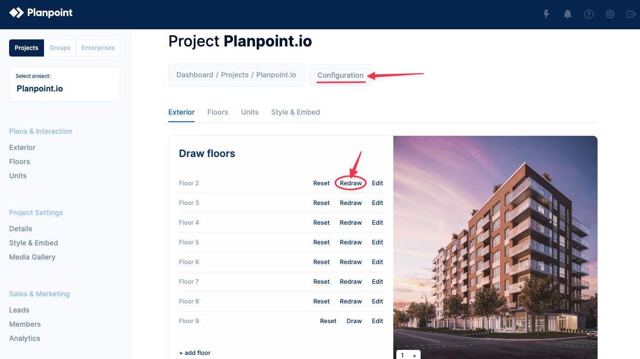 Change information - Planpoint Viewer Docs