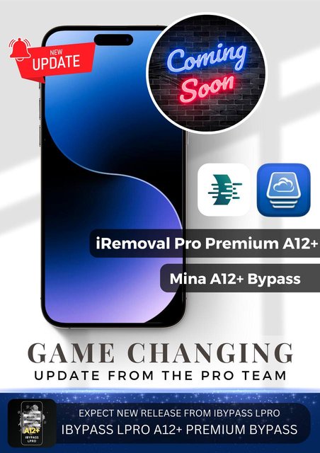 A12+ iBypass LPro Win/MacOS - iRemoval Pro Win - Mina MacOS Best update in coming - GSM-Forum