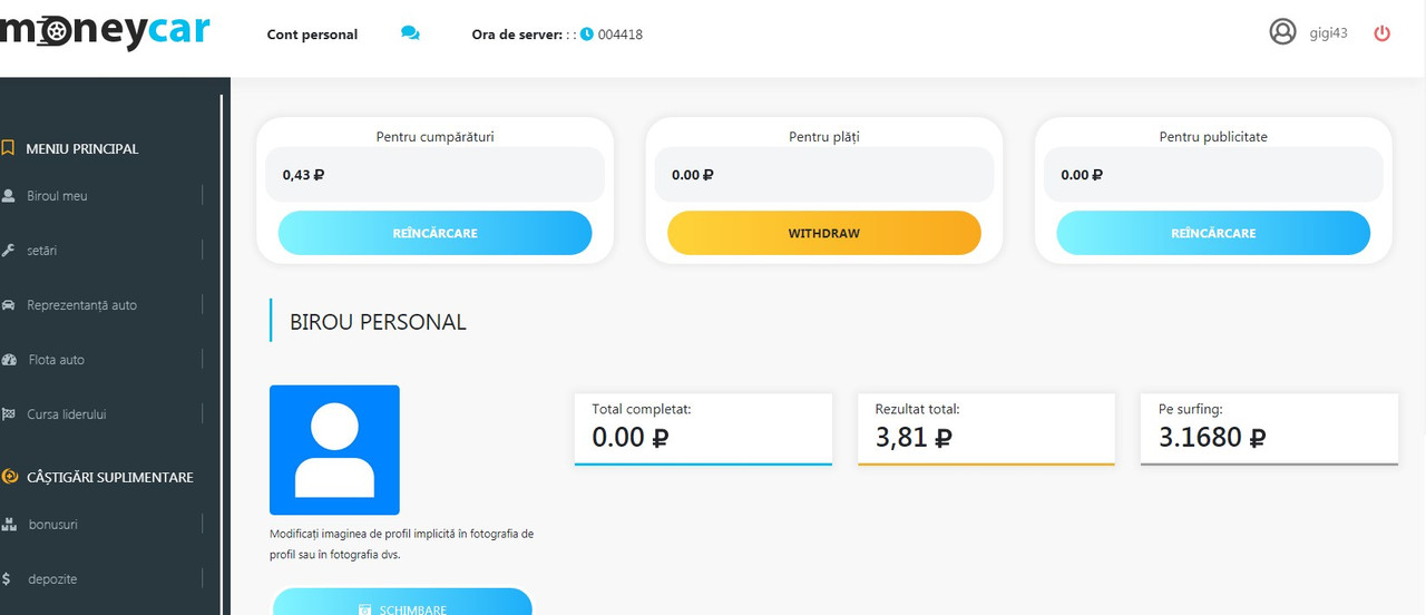 profil moneycar — Postimages