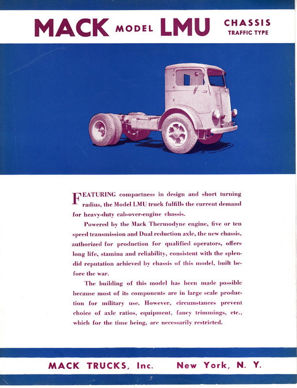 Mack '45 COE Model LMU specs 1 — Postimages