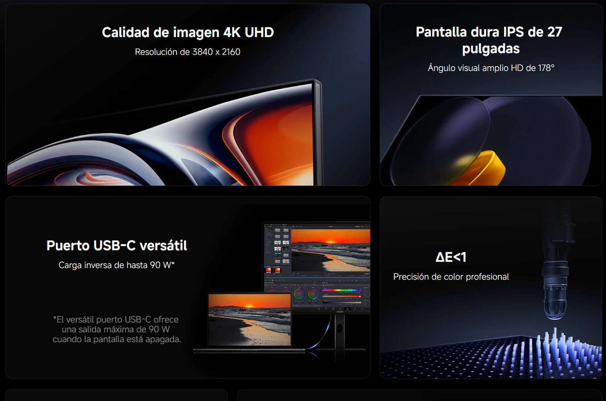 Xiaomi 4K Monitor A27Ui: calidad profesional para tu oficina