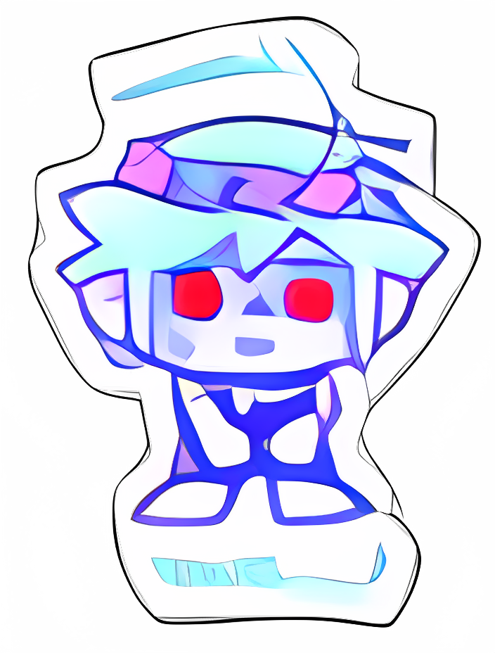 Basil Sticker ( Red Eyes) downupscale — Postimages