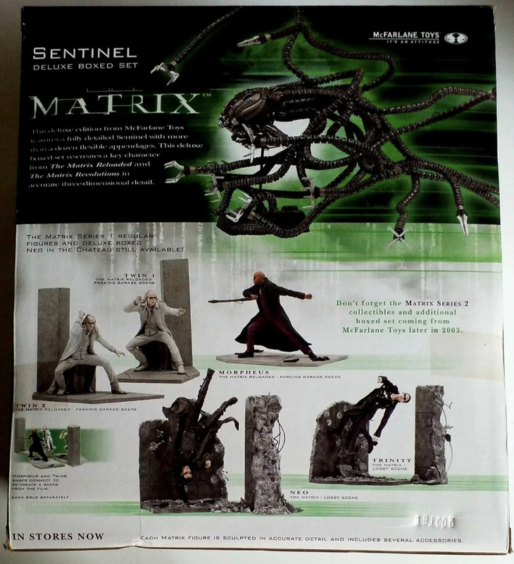 [For Sale] - The Matrix Sentinel Deluxe Edition posable action figure ...