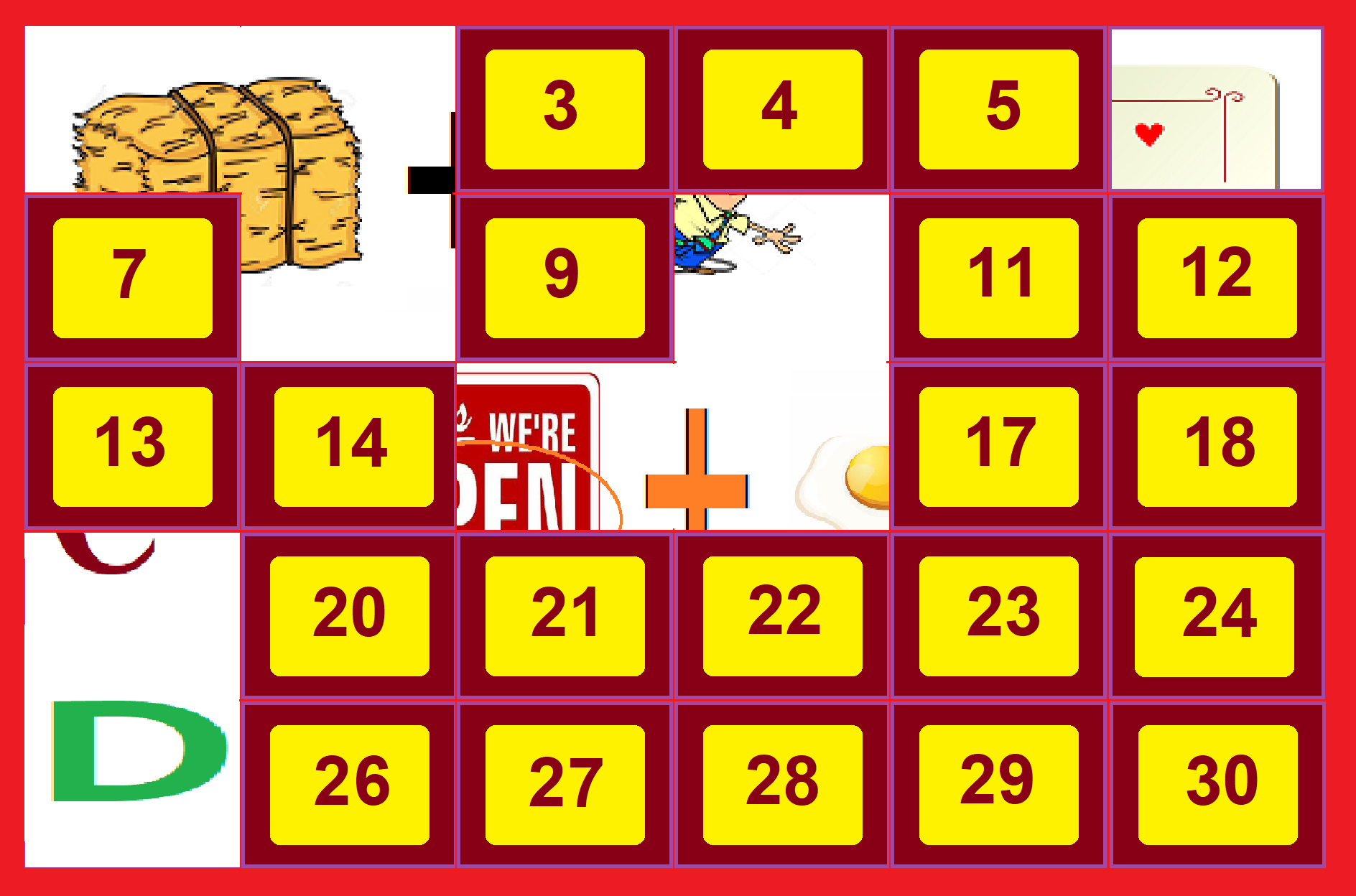 Classic Concentration Game Two Puzzle — Postimages