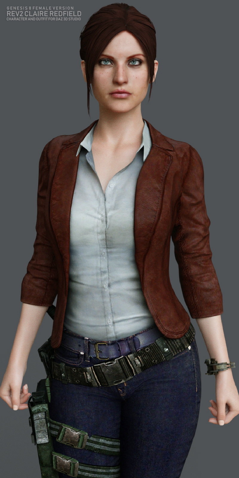 Rev2 Claire Redfield For G8f Free Daz 3d Models 4614