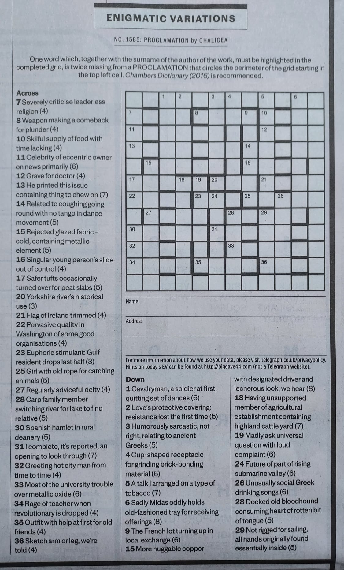 EV 1585 — Postimages