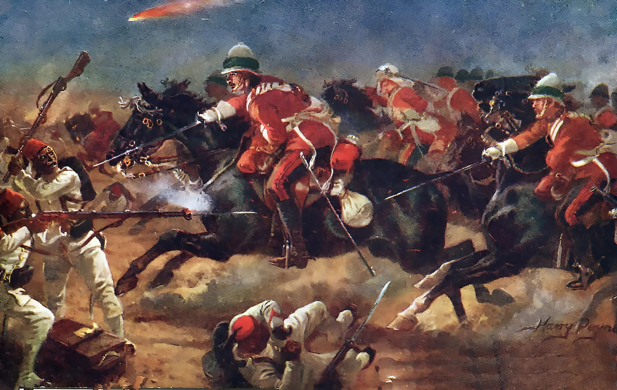 Anglo egipcia,kassassin,1er Life guards en la carga en Kassassin ...