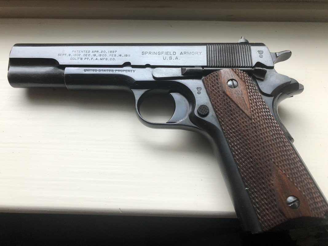 Sringfield Armory 1911 from 1915, with Colt VP on trigger guard? | Colt ...