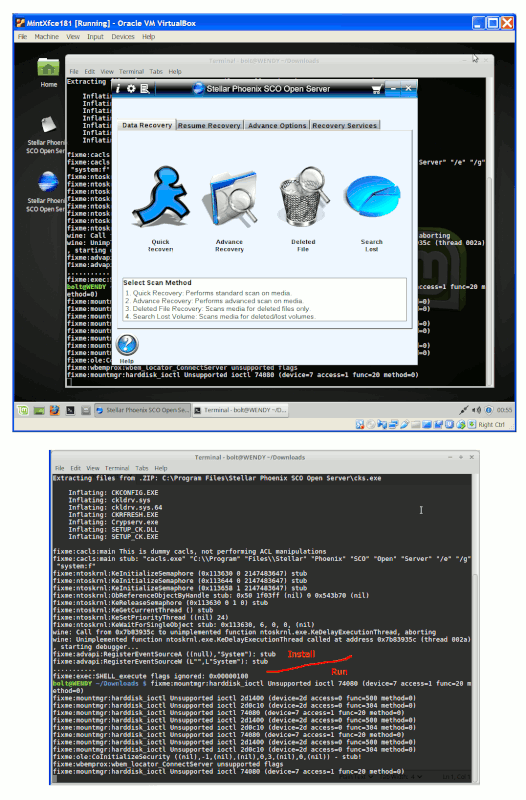 Read SCO Unix file system