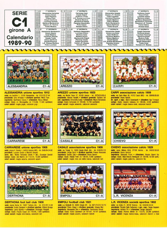 Calciatori 1989 1990 Panini 62 — Postimages
