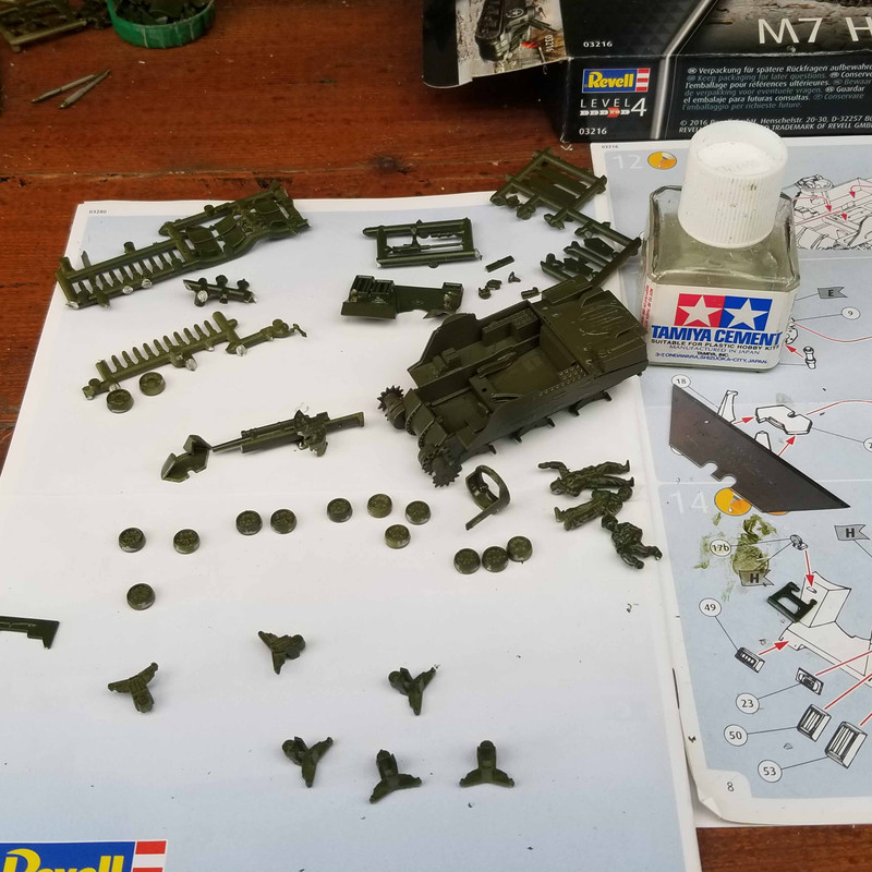 Double Trouble. PK89 Priest and PK86 M40 Long Tom FINISHED - Matchbox ...