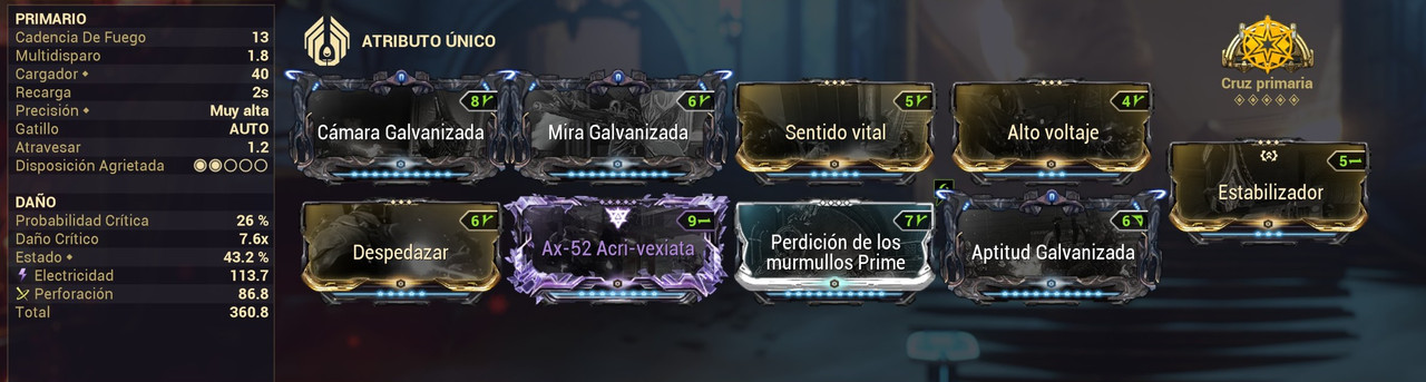 7 Forma AX-52 Build by T_Rodrigo_24 - AX-52 | Primary Crux | Full DPS ...