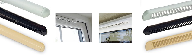 Premium Trickle Slot Frame Vent for uPVC Window - 5 Pack of 400mm RW ...