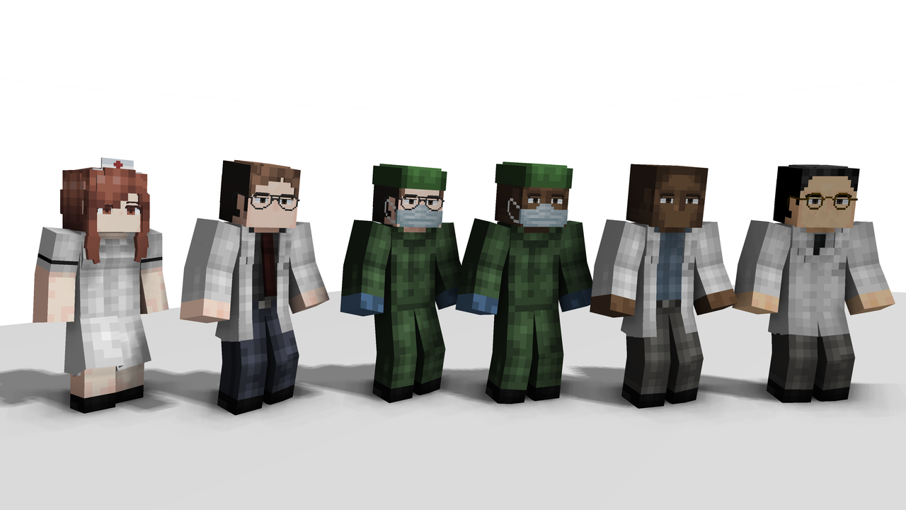 Random Renders: Doctors Render - Wallpapers and art - Mine-imator forums
