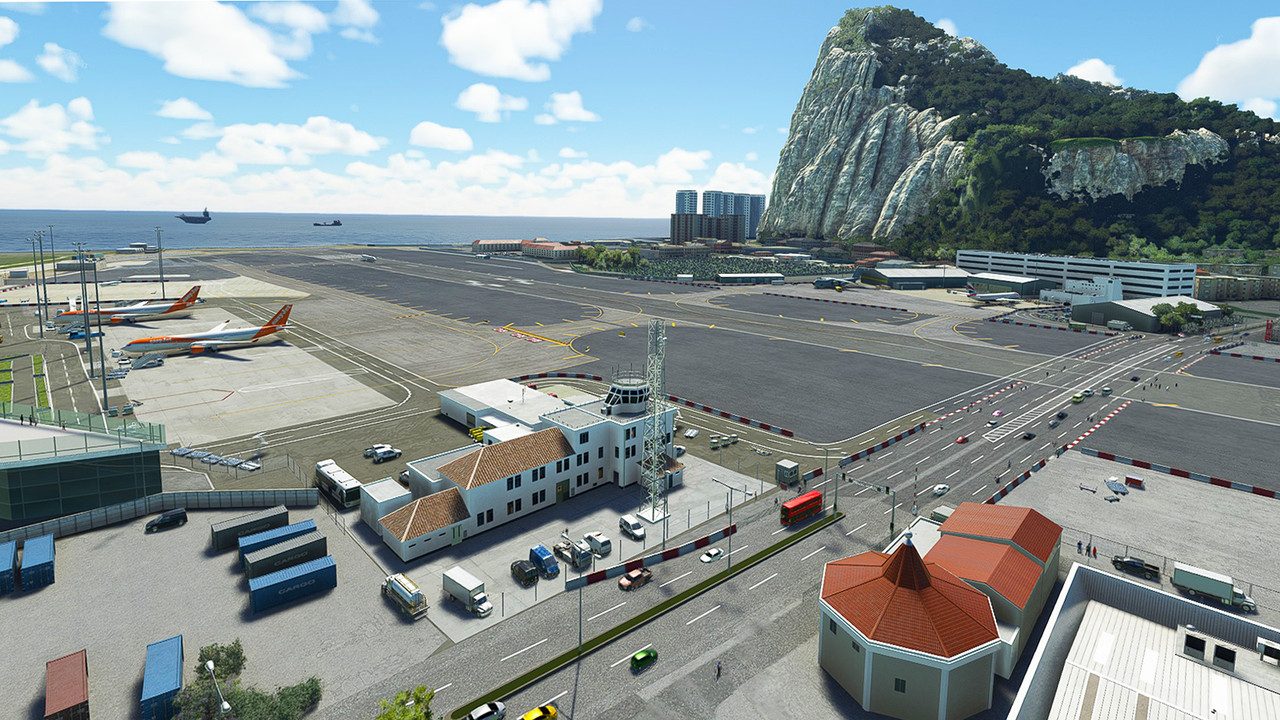 More lifelike views on Gibraltar - The AVSIM Screen Shots Forum - The ...