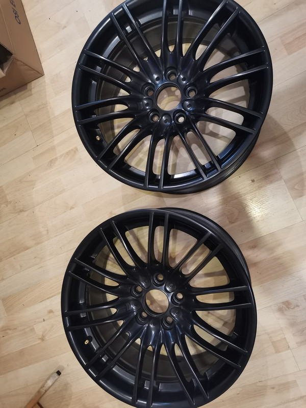BMW 260M 18X8.5J ET29 X2 SATIN BLACK ALLOY WHEELS | The M3cutters