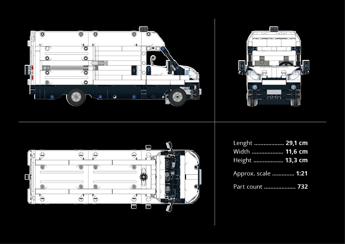 LEGO MOC-103562 IVECO Daily - Van by ufotografol | Rebrickable - Build ...